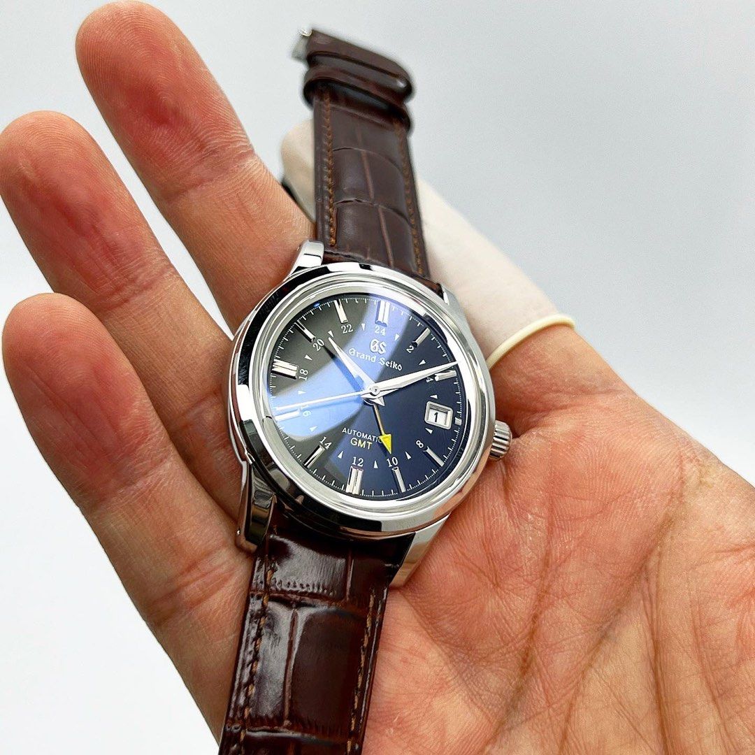 Custom Seiko Mod Black GS SBGM GMT in 39mm, Men's Fashion, Watches ...