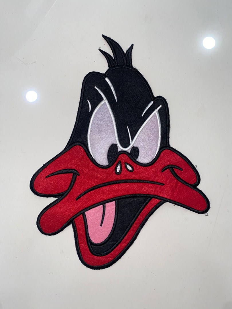 Daffy Duck Fabric Sew Patches, Hobbies & Toys, Stationery & Craft ...