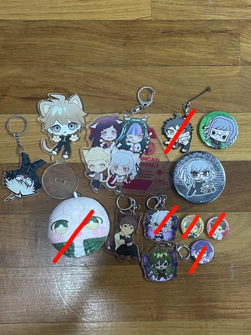 Danganronpa miscellaneous merchandise (Makoto Naegi, Hajime Hinata ...