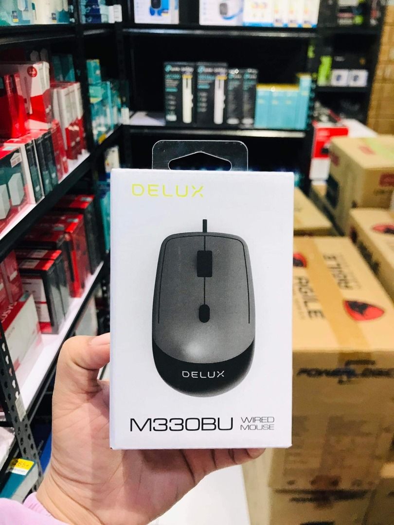 Delux M330BU Wired Optical Mouse Black, Computers & Tech, Parts ...
