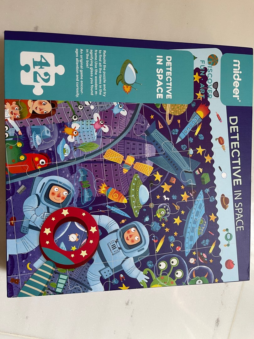 Detective in Space Puzzle (Mideer), Hobbies & Toys, Toys & Games on ...