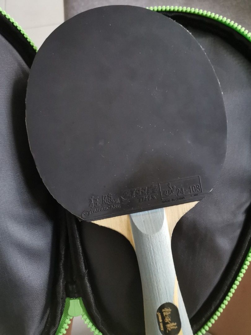 DHS hurricane ma long racket, Sports Equipment, Sports & Games, Racket ...