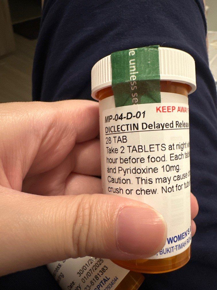 Diclectin delayed release tablet, Health & Nutrition, Health ...