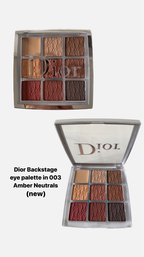 Dior Backstage eye palette in 003 Amber Neutrals, Beauty & Personal Care, Face, Makeup on Carousell