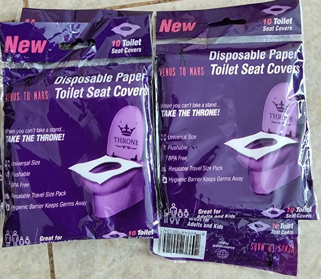 Disposable paper toilet seat covers - 6x10, Beauty & Personal Care ...