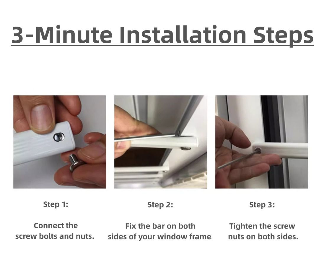 DIY Detachable No-Drill Extendable Window Grille | Cat Window Meshing ...