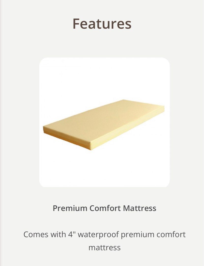 Domiflex Premium Nursing Bed, Continuous Side Rails, Furniture & Home ...