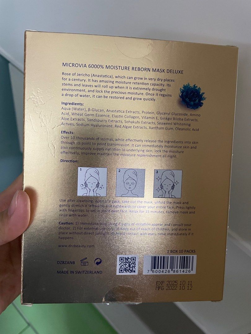 Dr.Zenith 6000% Mask, 美容＆化妝品, 健康及美容 - 皮膚護理, 面部 - 面部護理 - Carousell