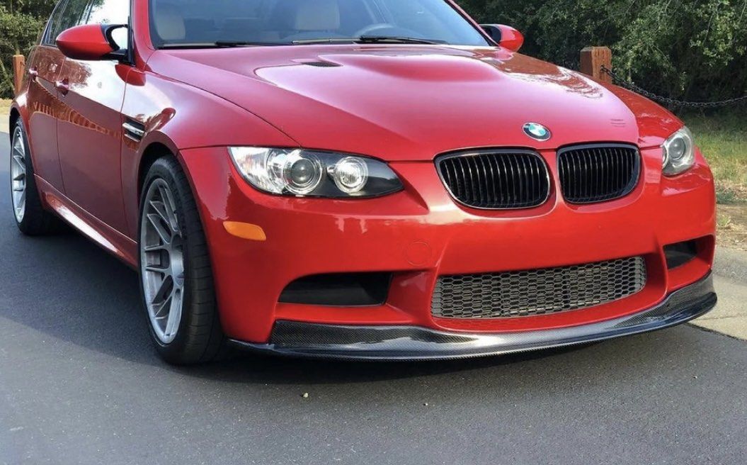 E9X M3 CF AK Style Front Lip, Car Accessories, Accessories on Carousell