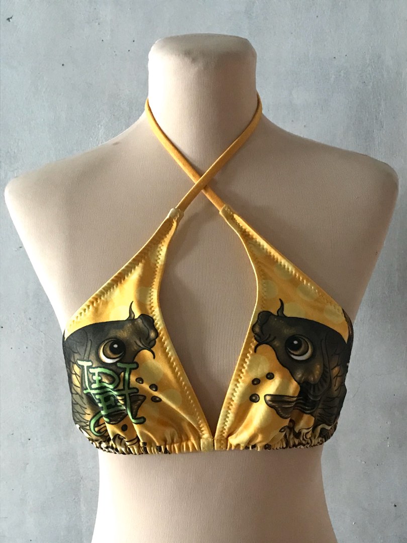 Ed Hardy Koi Fish String BikiniTop (fits S, M, L) on Carousell