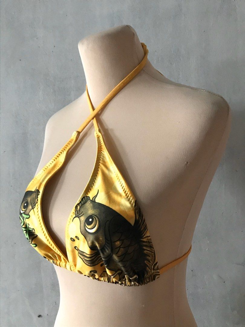 Ed Hardy Koi Fish String BikiniTop (fits S, M, L) on Carousell