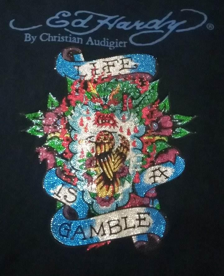 Ed Hardy official hard tag, Men's Fashion, Tops & Sets, Tshirts & Polo ...