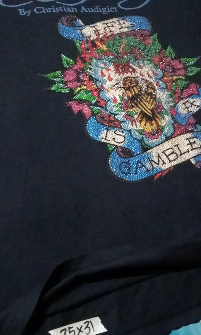 Ed Hardy official hard tag, Men's Fashion, Tops & Sets, Tshirts & Polo ...