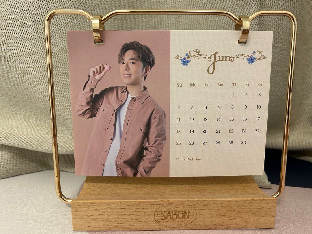 EDAN呂爵安 X SABON 親筆簽名月曆, 其他, 其他 - Carousell
