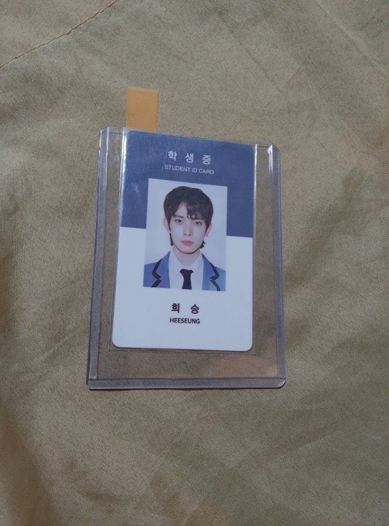 ENHYPEN Heeseung Debut ID Card w/ Case on Carousell