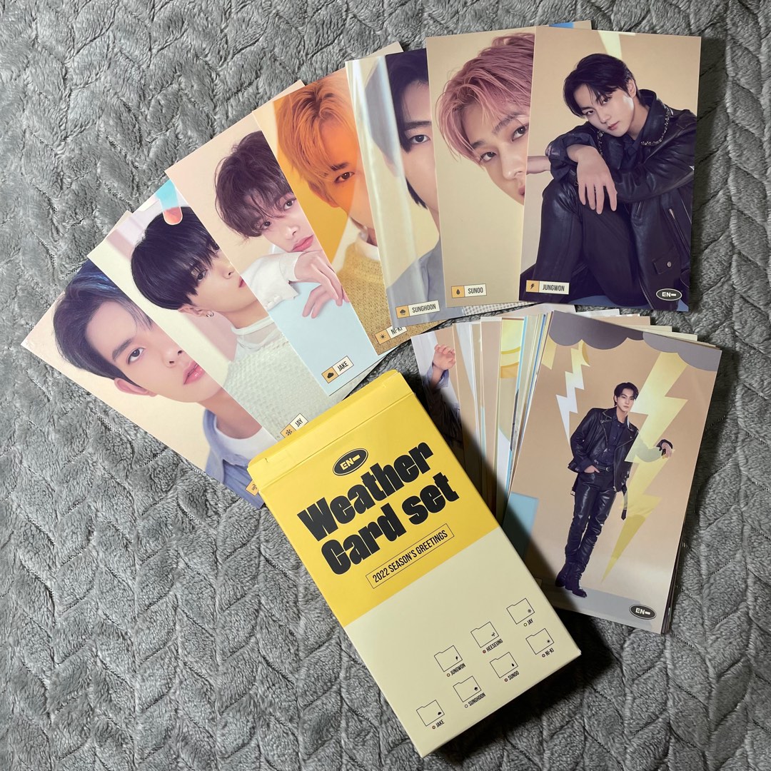 ENHYPEN WeatherLab Card Set on Carousell