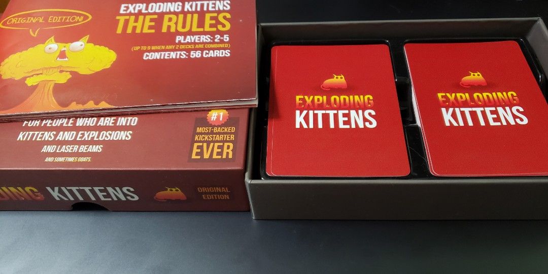 Exploding Kittens A Card Game + NSFW Deck + Imploding Kittens Bundle ...