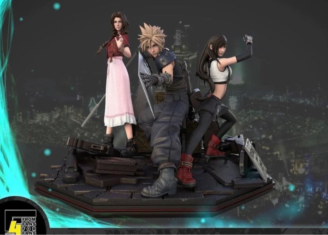F4 Studio FF7 Dream Team, Final Fantasy 7 remake, Hobbies & Toys, Toys ...