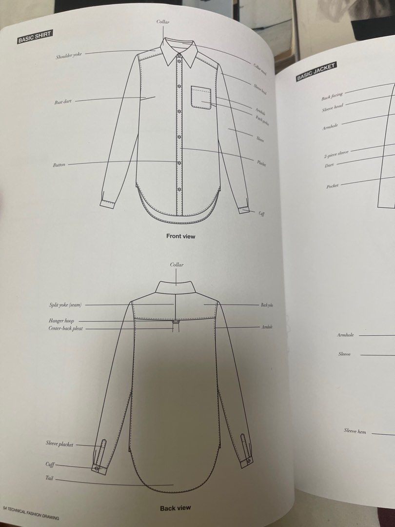 FASHION (Technical drafting) BOOK, Hobbies & Toys, Books & Magazines ...