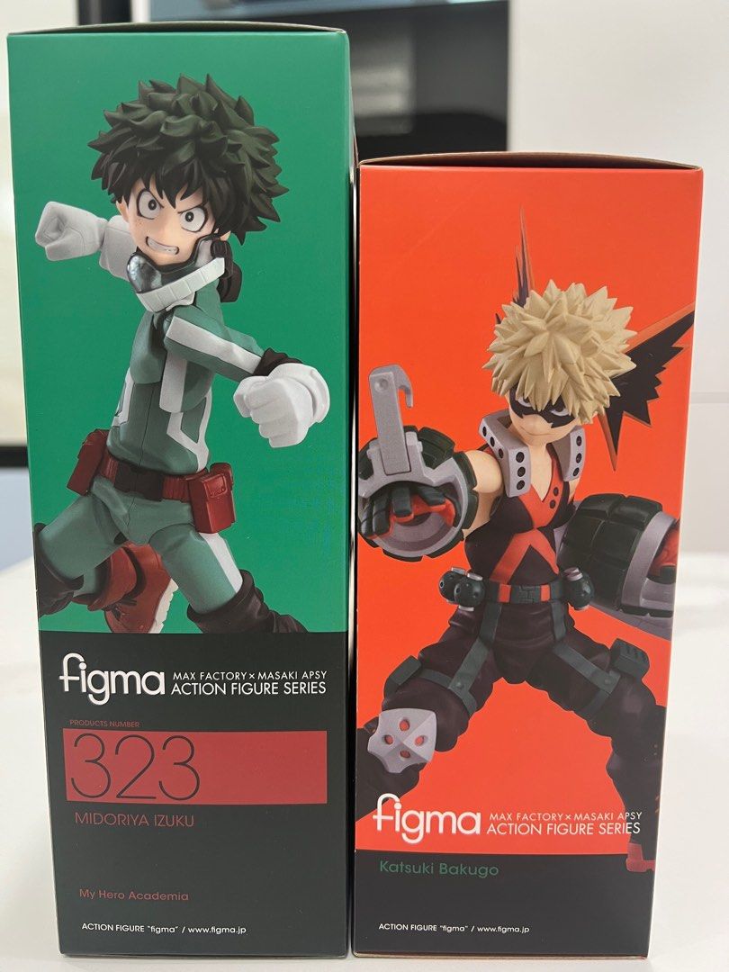 Figma 323 Bonus Midoriya Izuku Deku 443 Bakugo Katsuki My Hero Academia ...