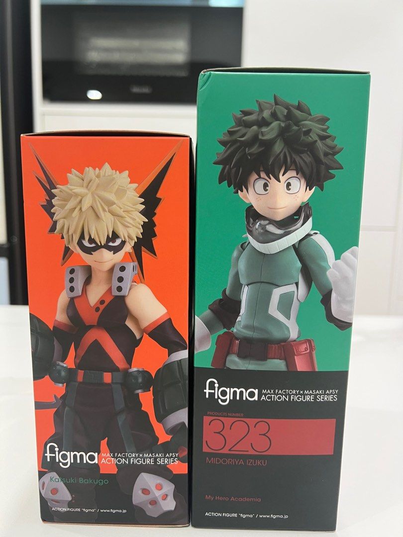 Figma 323 Bonus Midoriya Izuku Deku 443 Bakugo Katsuki My Hero Academia ...