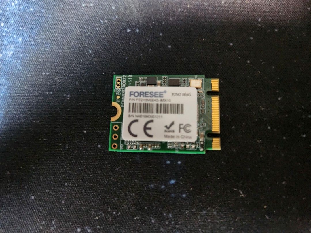 Foresee 64GB eMMc E2M2 PCIe gen 2, Computers & Tech, Parts & Accessories, Hard Disks ...