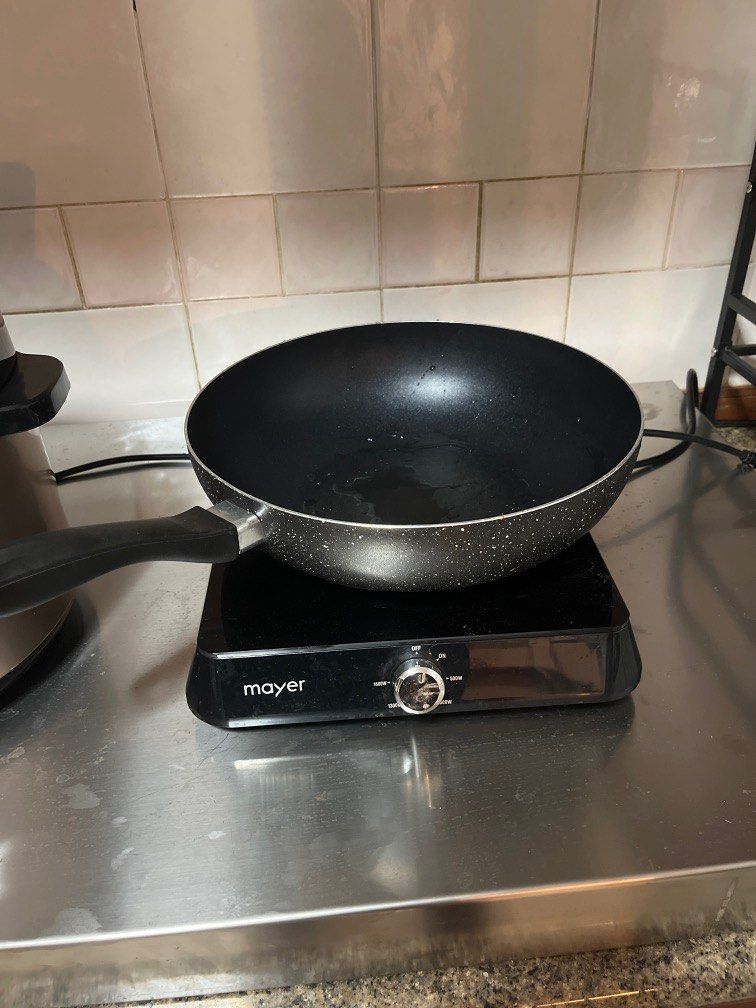 Frying Pan with Mayer electrical cooker, TV & Home Appliances, Kitchen ...