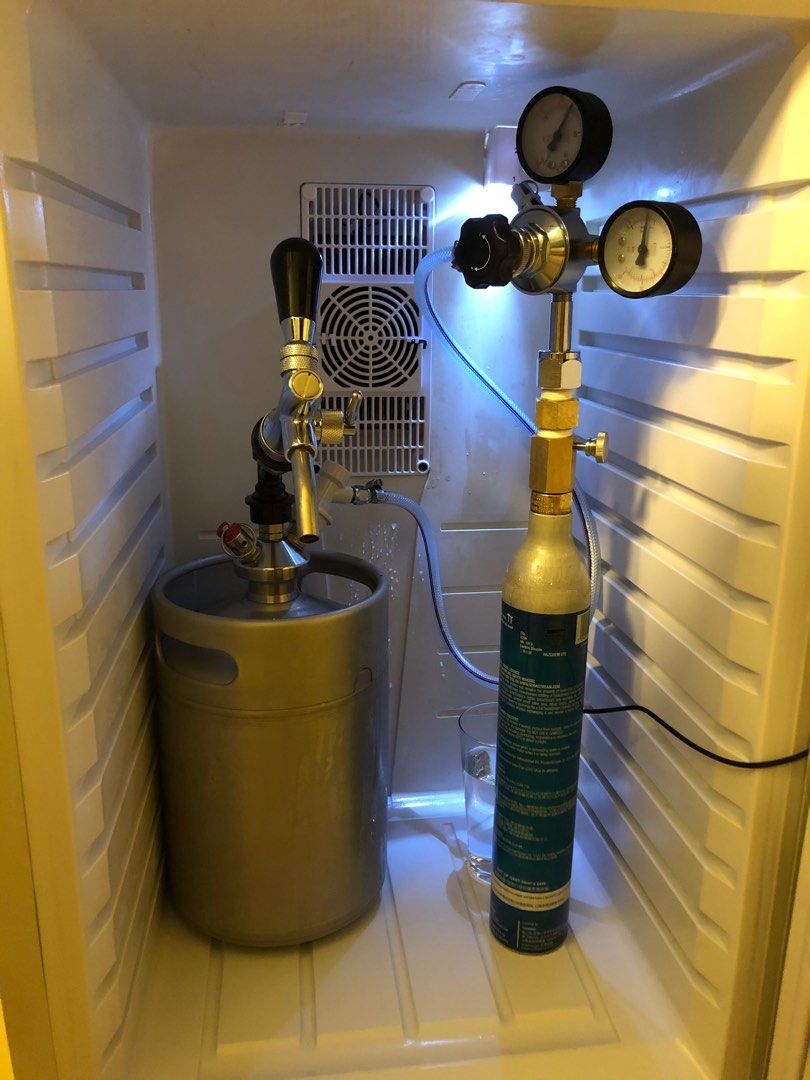 Full beer home brewing set up with fermentation chamber, Everything ...