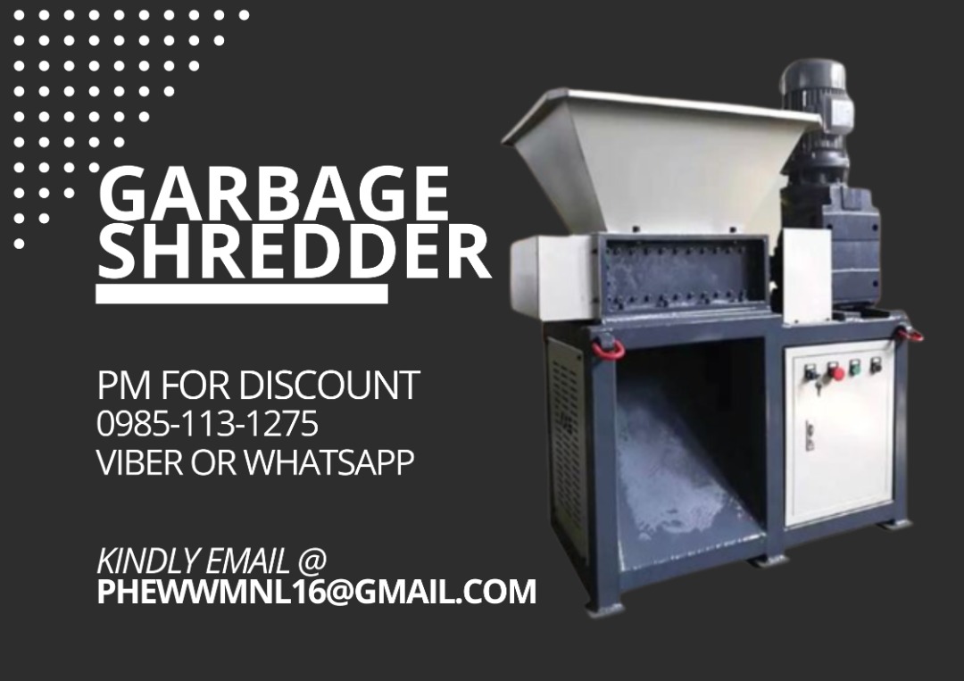 GARBAGE SHREDDER, Commercial & Industrial, Industrial Equipment on ...