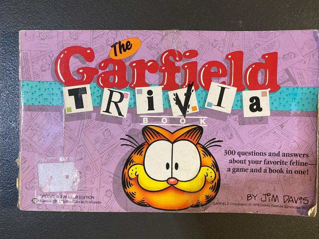 Garfield trivia book, Hobbies & Toys, Books & Magazines, Comics & Manga ...