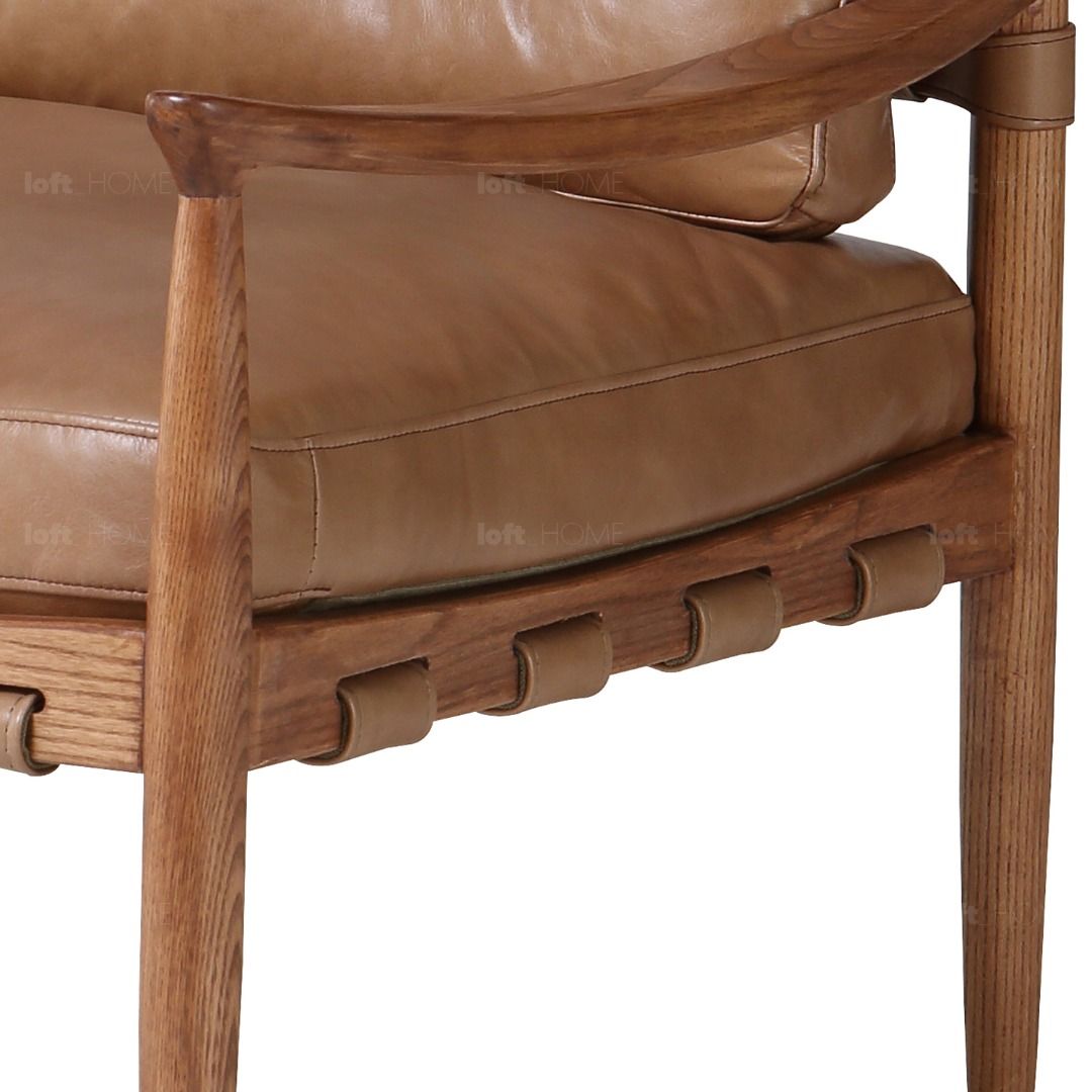 Genuine Leather Sofa Chair BUCKY, Furniture & Home Living, Furniture ...