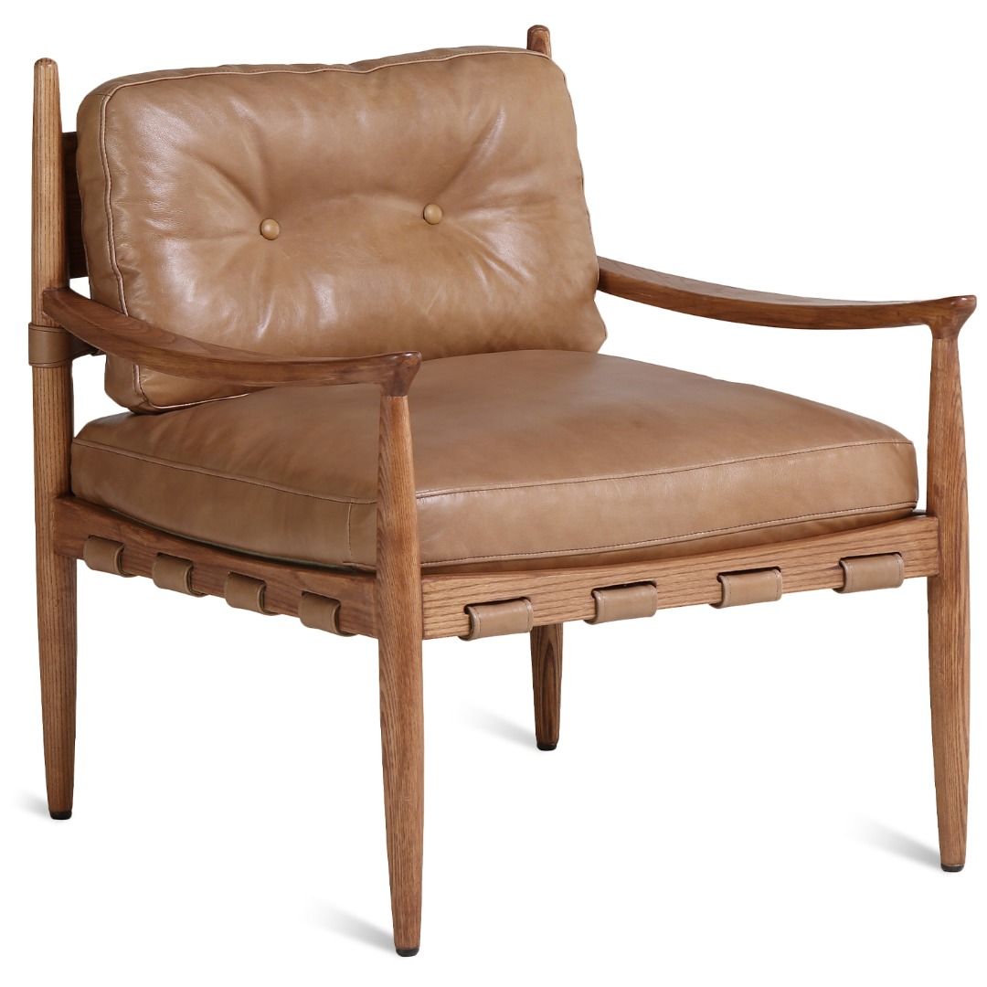 Genuine Leather Sofa Chair BUCKY, Furniture & Home Living, Furniture ...