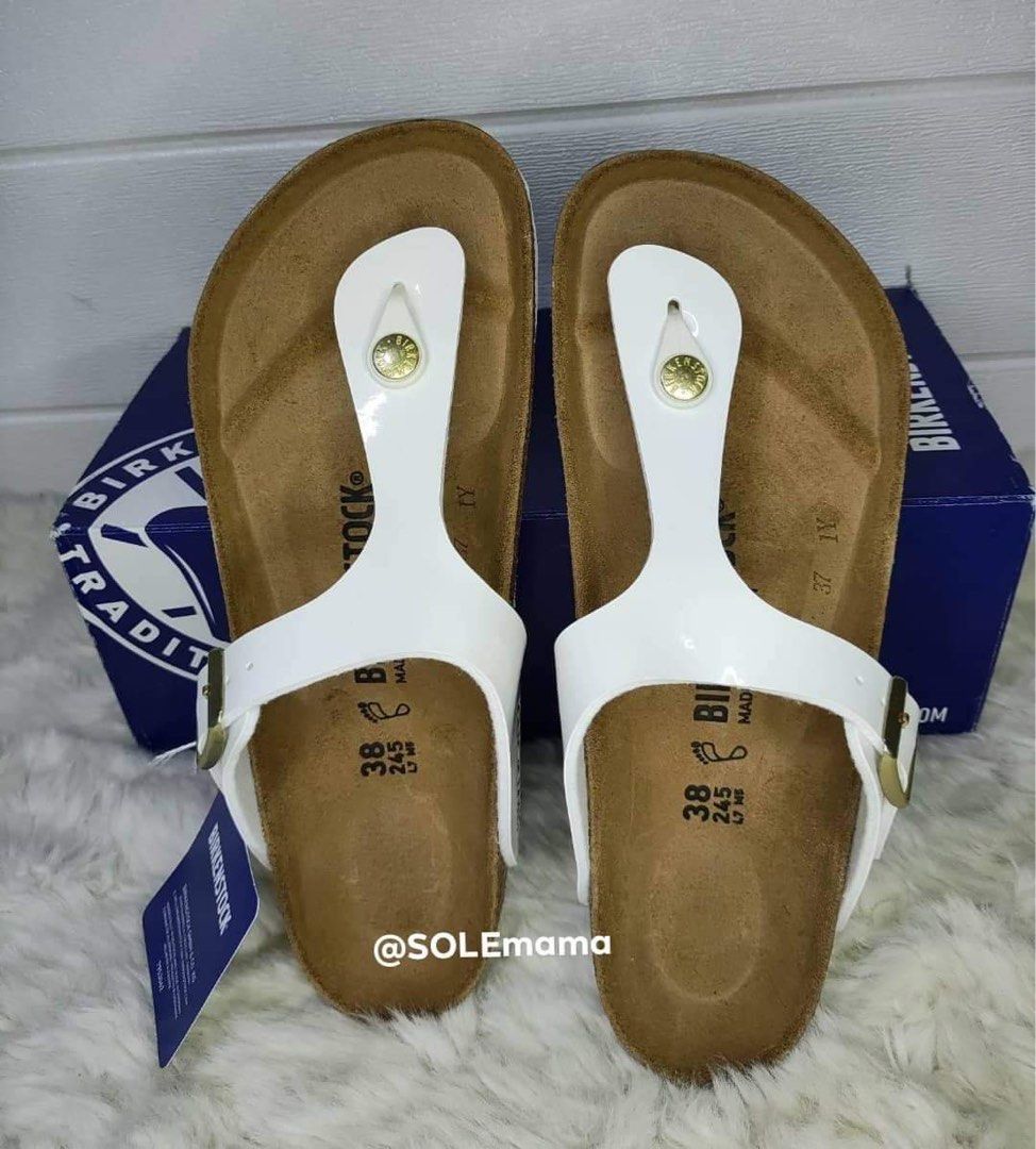 Gizeh White Patent BIRKENSTOCK Original on Carousell