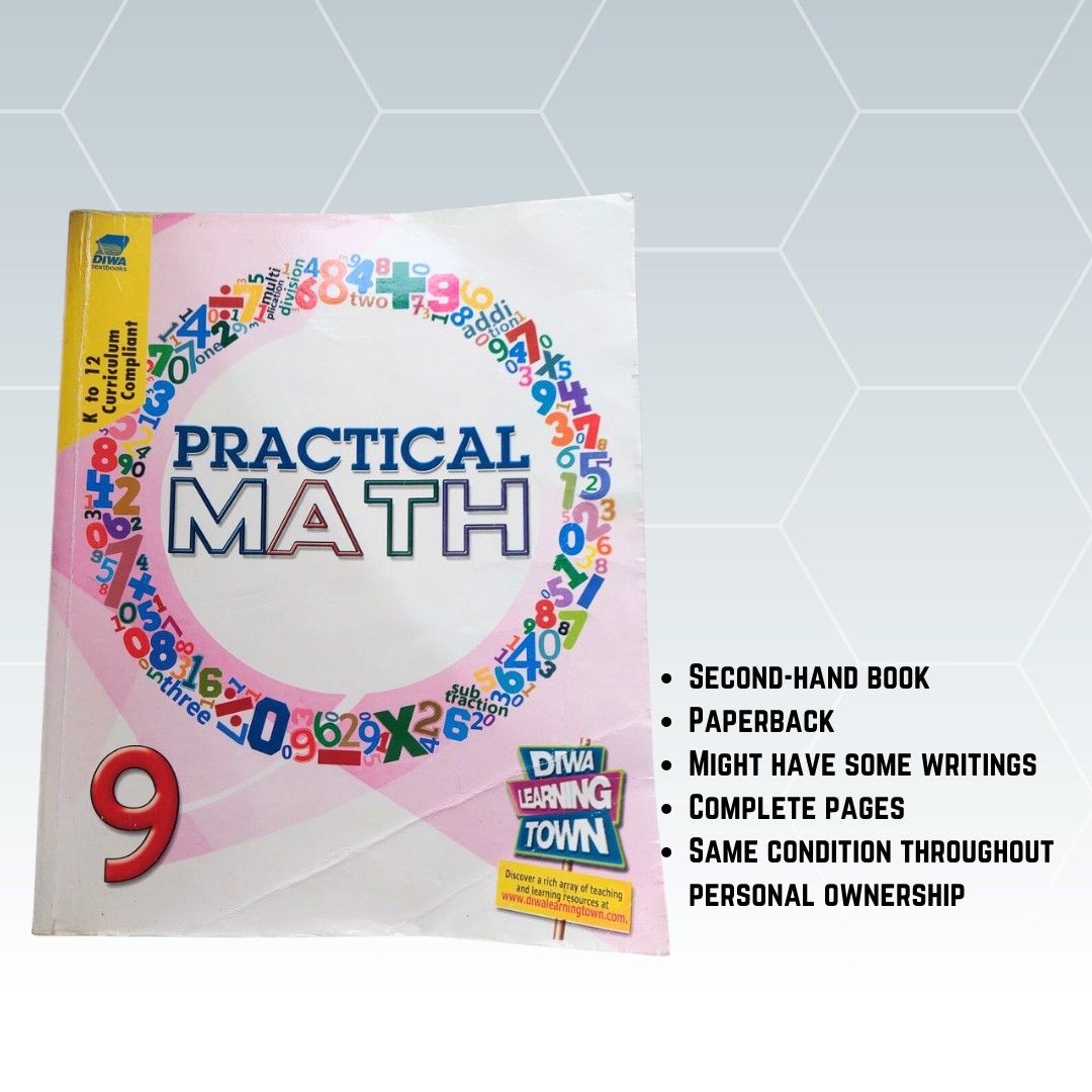 Grade 9 Practical Math Book on Carousell