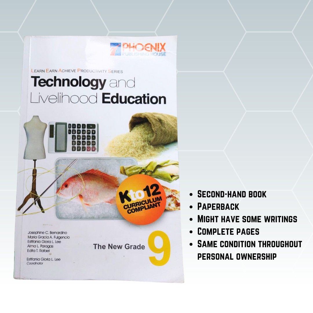 Grade 9 Technology and Livelihood Education, Hobbies & Toys, Books ...