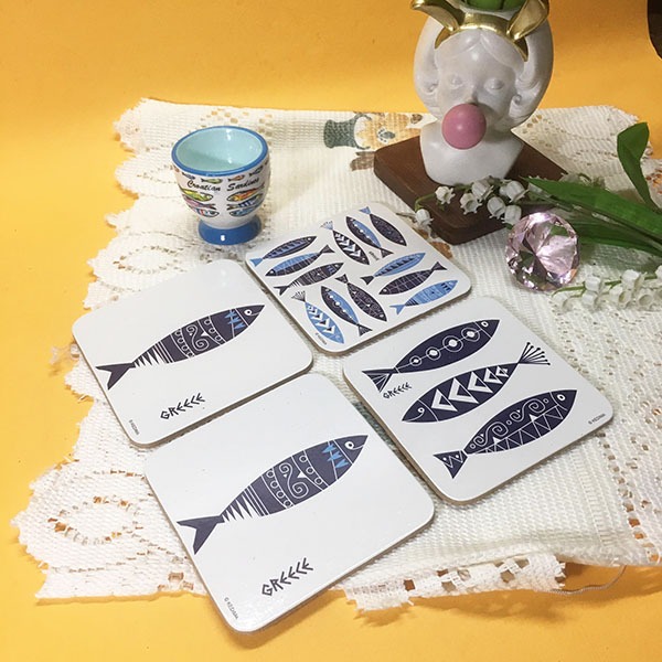 Greek style coaster & egg holder on Carousell