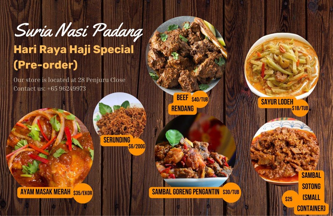 Lauk Hari Raya Haji (Pre-order), Food & Drinks, Local Eats on Carousell