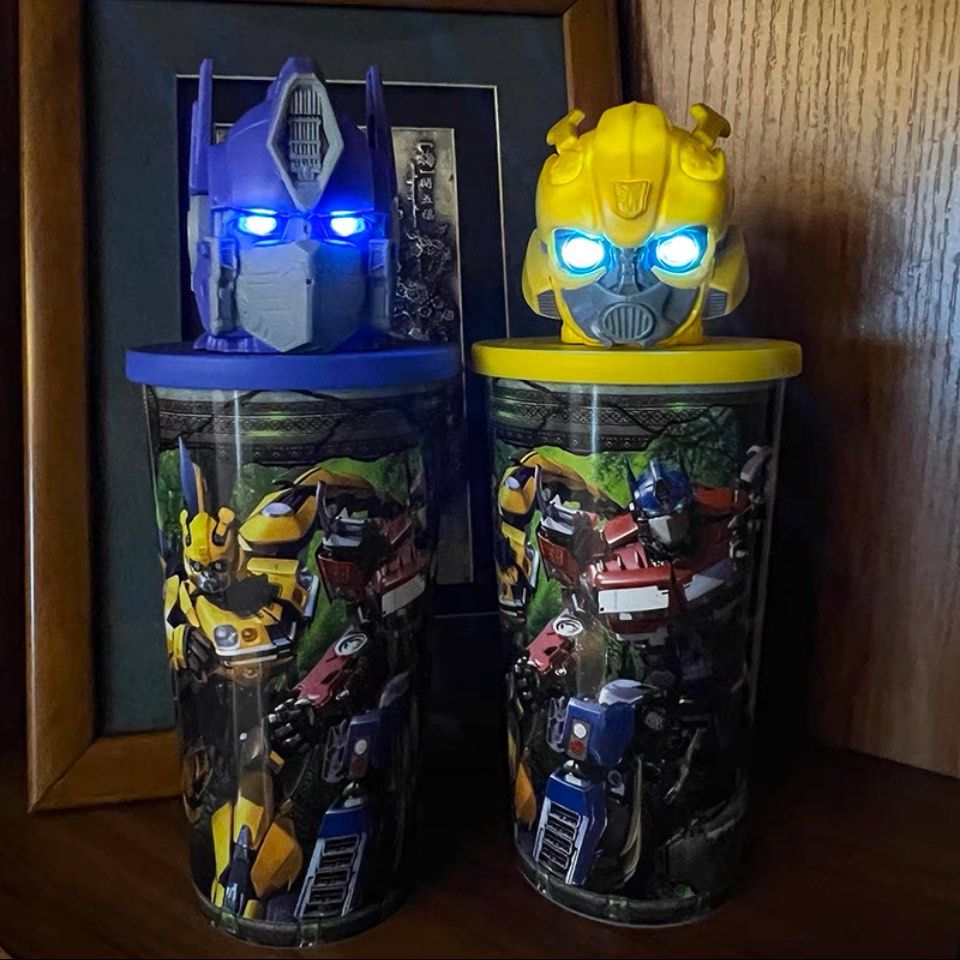 Hasbro Transformers Optimus Prime Bumblebee Popcorn Bucket Tumbler ...