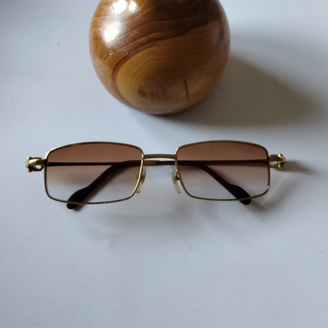 Hasil Pemasangan Lensa Warna Permanen/TINTED Gradasi pada Frame Cartier ...