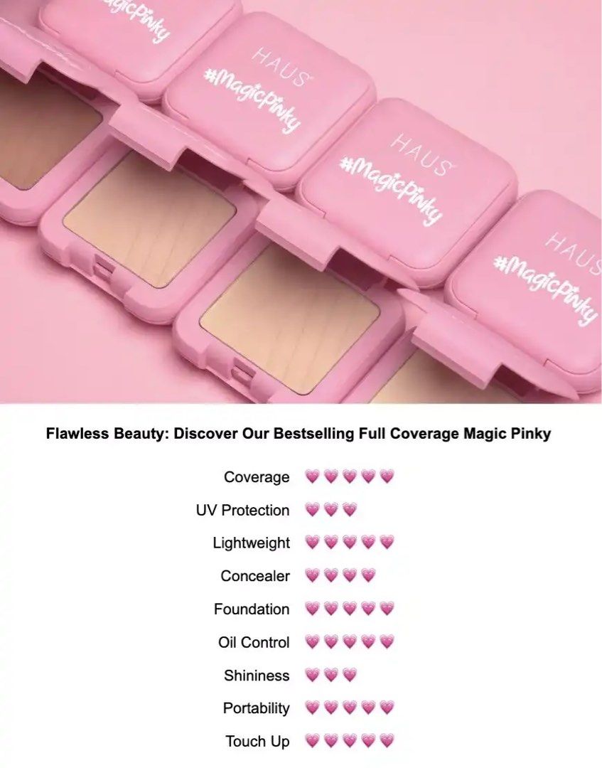 Haus Magic Pinky, Beauty & Personal Care, Face, Makeup on Carousell