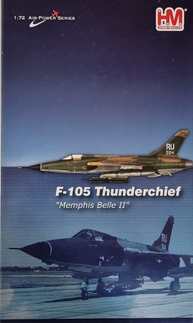 HOBBY MASTER 1/72 F-105D THUNDERCHIEF USAF 355th TFW, 357th TFS ...