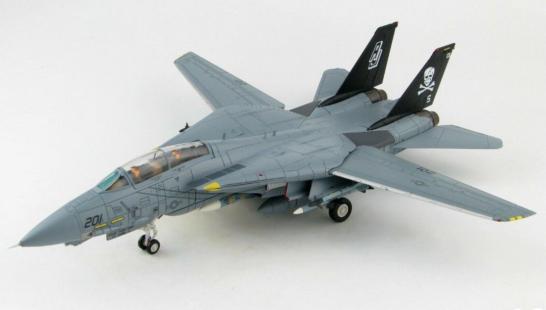 HOBBY MASTER 1/72 HOBBY MASTER 1/72 F-14A TOMCAT VF-84 JOLLY ROGERS USS ...