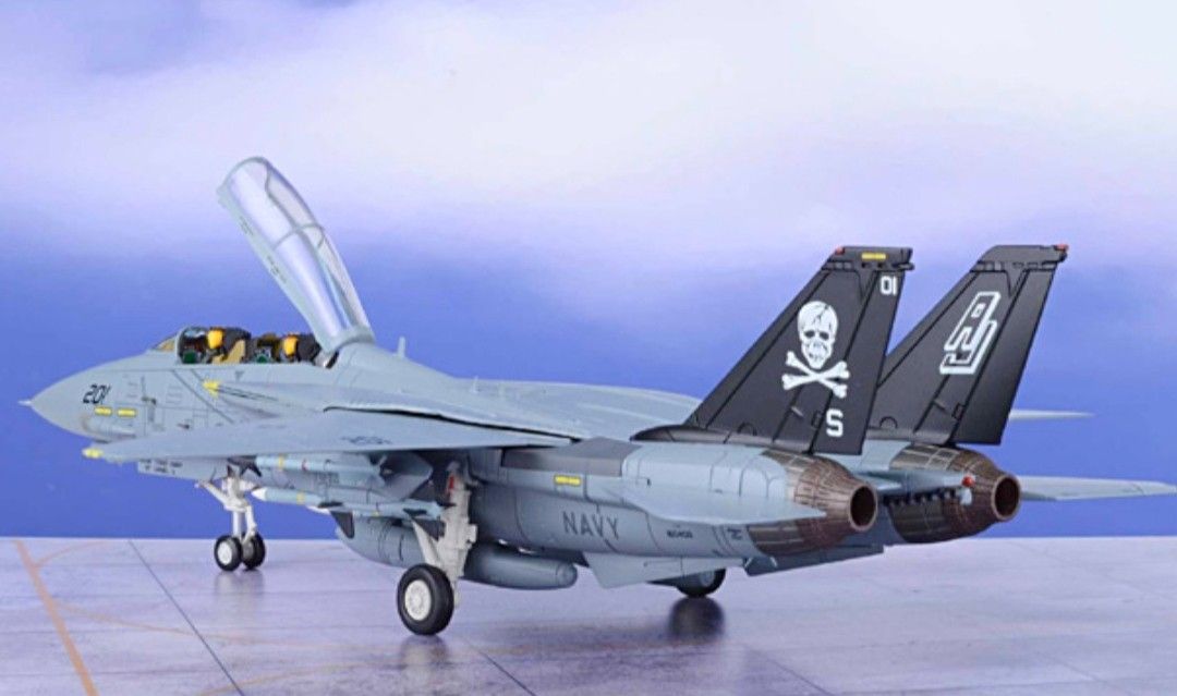 HOBBY MASTER 1/72 HOBBY MASTER 1/72 F-14A TOMCAT VF-84 JOLLY ROGERS USS ...