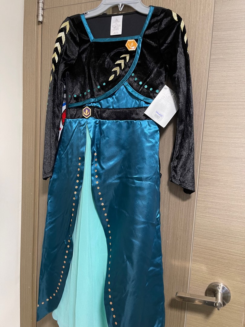 Hong Kong Disneyland Anna long dress, 兒童＆孕婦用品, 嬰兒及小童流行時尚 - Carousell