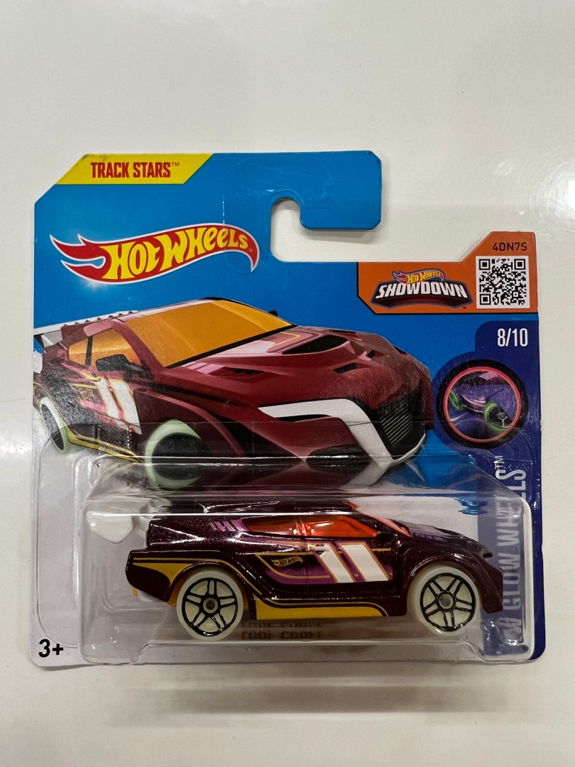 Hotwheels Glow Wheels Loop Coupe (Short card), Hobbies & Toys, Toys ...