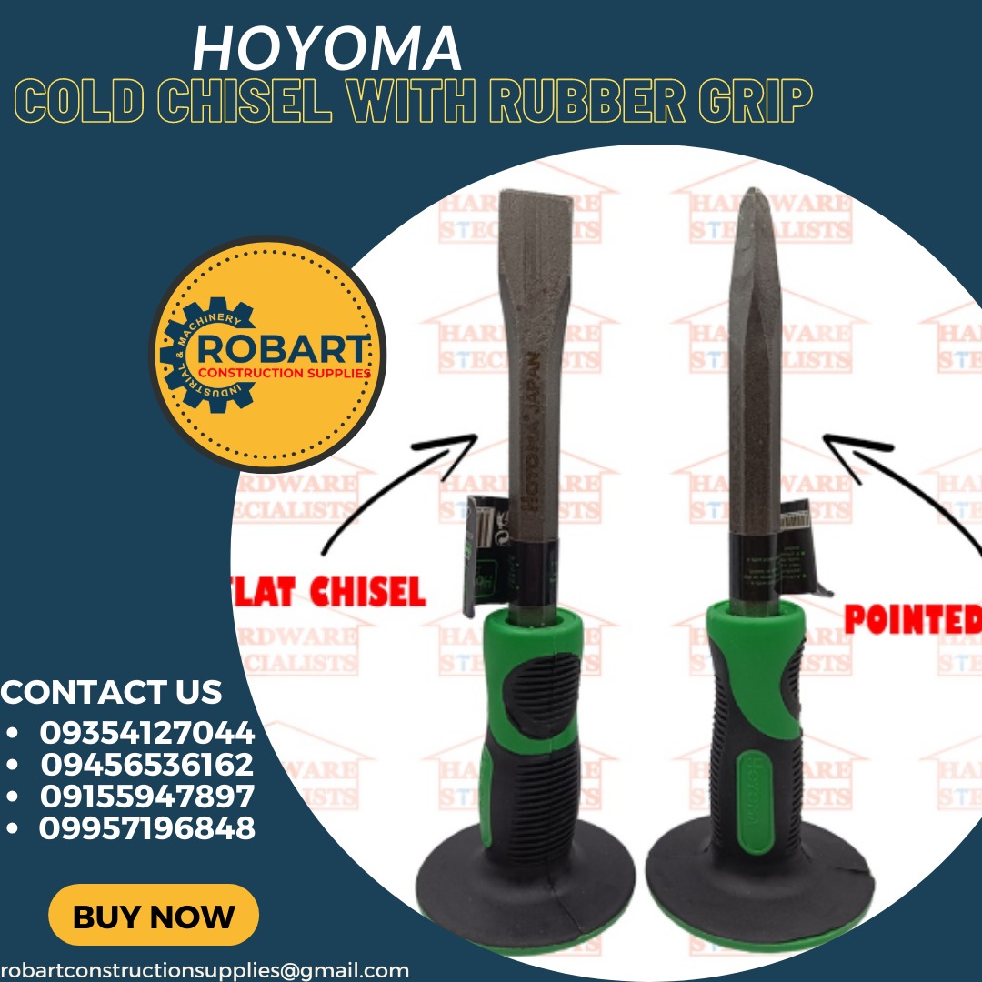 HOYOMA COLD CHISEL W/ RUBBER GRIP on Carousell