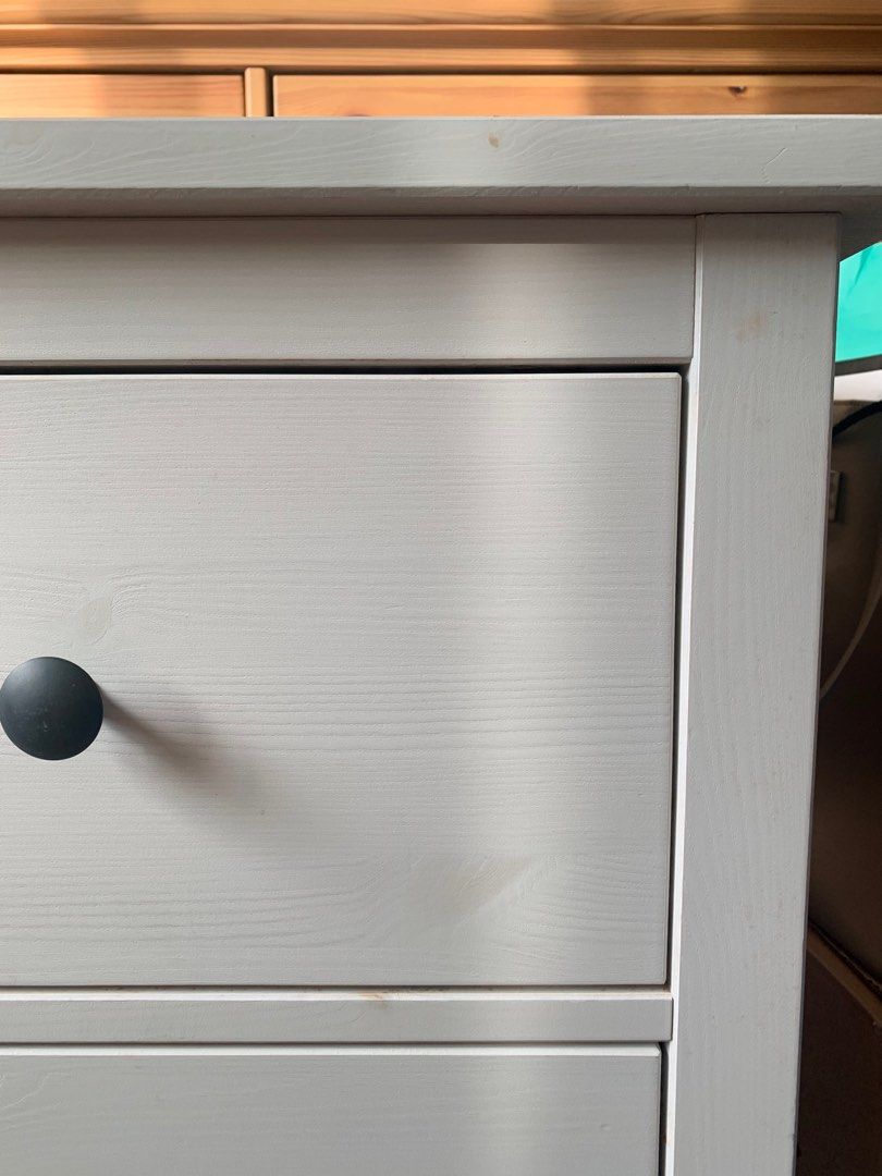 Ikea Hemnes side table, Furniture & Home Living, Furniture, Shelves, Cabinets & Racks on Carousell