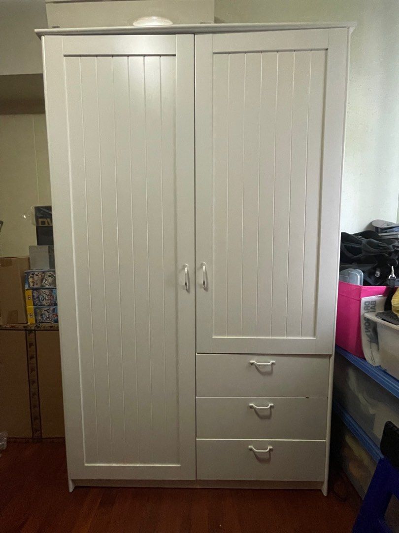 IKEA Musken Wardrobe, 2 doors and 3 Drawers, Furniture & Home Living ...