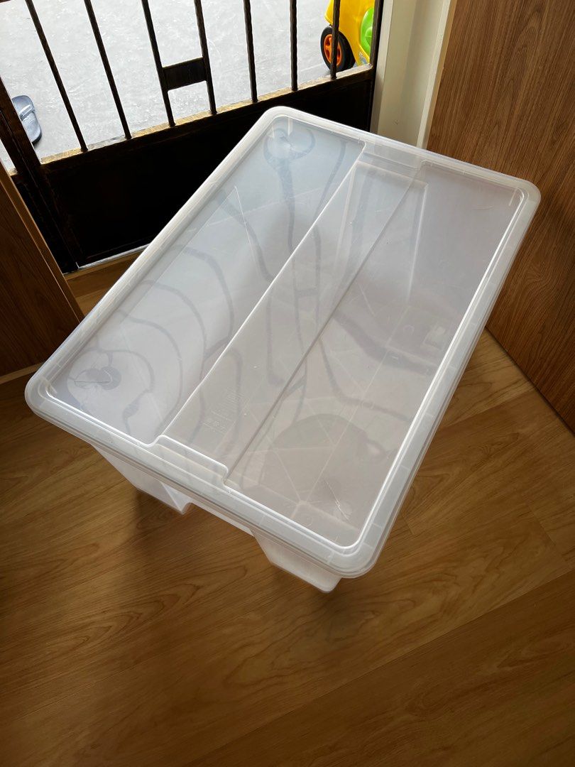 IKEA Samla storage box 130l, Furniture & Home Living, Home Improvement ...