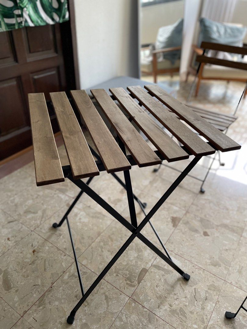 IKEA Tarno Outdoor Table + 2 chairs set, Furniture & Home Living ...